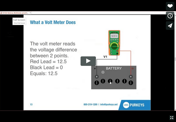 Purkeys Electrical Training and Advice: Multimeter Training - Purkeys